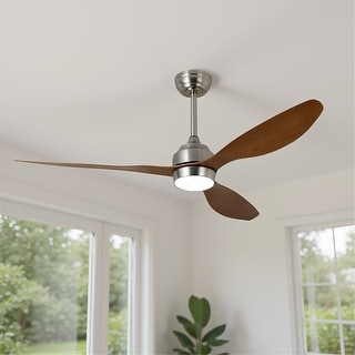 52" Ceiling Fan with Lights Quiet DC Motor 3 ABS Blade Ceiling Fans ...