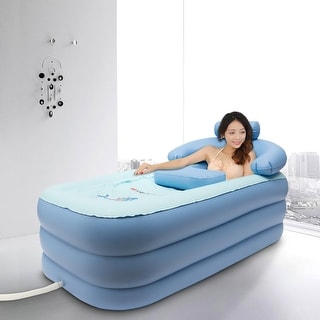 Folding Portable Bathtub Home Spa Bath Inflatable Soaking Bathtub - On Sale - Bed Bath & Beyond ...