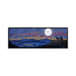 iCanvas "Brother Wolf Watches Over" by Rachel Olynuk Framed - Bed Bath ...