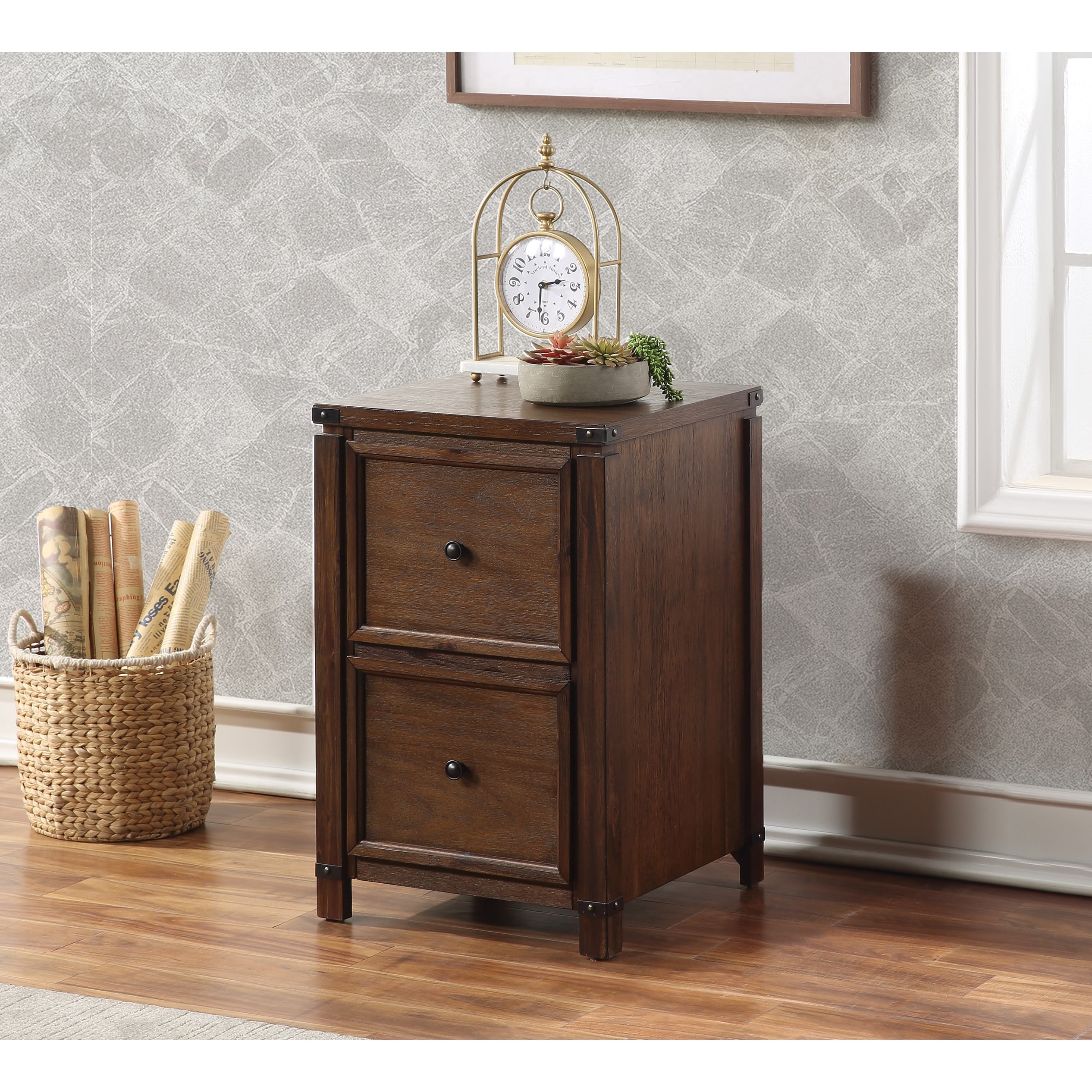 Ashley Furniture Hamlyn Drawer File Cabinet In Medium Brown | atelier ...