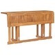 Chic Teak Hatteras Rectangular Teak Wood Outdoor Folding Dining Table ...