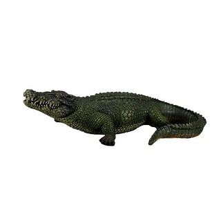 21 Inch Alligator Statue Gator Garden Outdoor Figure - 4.75 X 21 X 9.5 ...