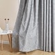 HLC.me Lattice Flocked 100% Complete Blackout Thermal Insulated Window Curtain Grommet Panels ...