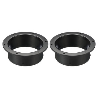 2Pcs 5" Duct Connector Flange ABS Ducting Airflow Tube Vent Connector ...