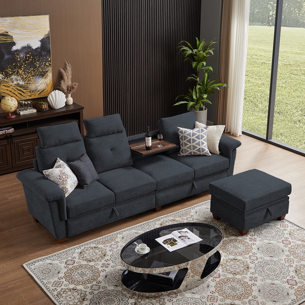 Coffee tables for l shaped sectionals store