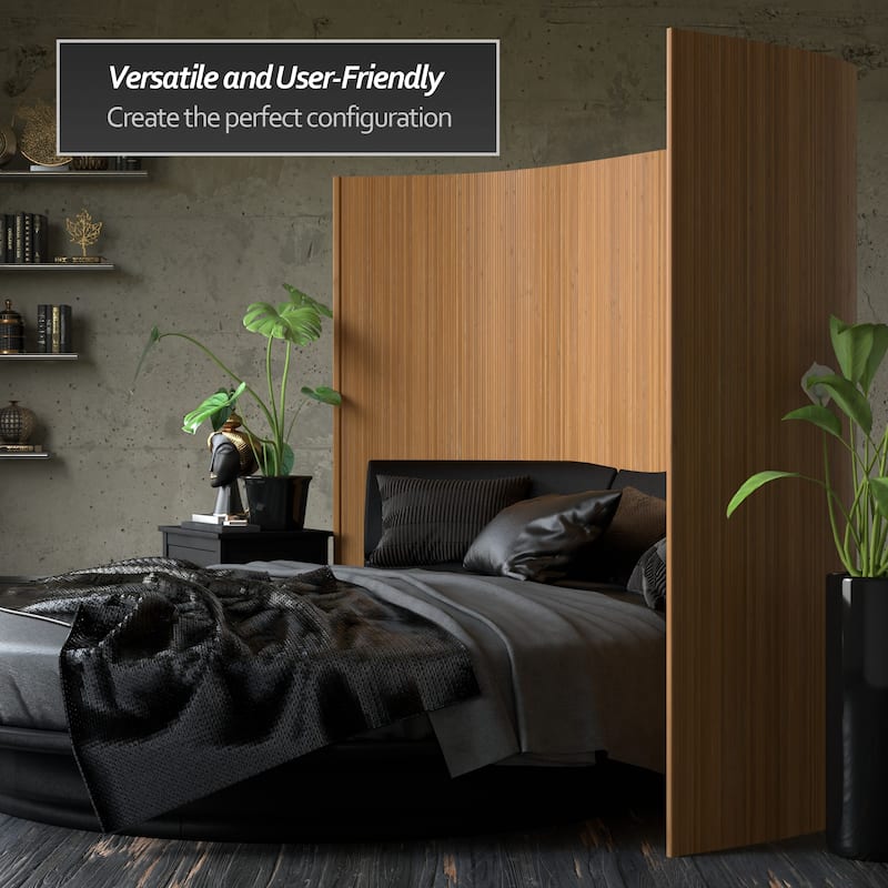 Handmade Bamboo Wave 6-foot Screen (China) - On Sale - Overstock - 7647733