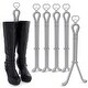 6 Pack Folding Boot Shaper Stands for Storage, Grey Inserts Shape ...