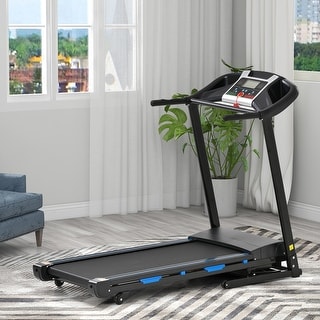 Treadmill with Double Running Board Shock Absorption Pulse Sensor ...