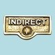 Brass INDIRECT Name Signs Labels Switch Plate Tags Renovators Supply ...