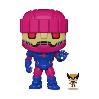 Funko POP! Jumbo X-Men Sentinel w/ Wolverine 10" Previews Exclusive ...