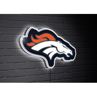 Denver Broncos Team Logo LED Wall Decor Lighted Sign - Bed Bath ...