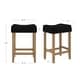 Nathan James Hylie Backless Counter Height Bar Stool with Solid Wood ...