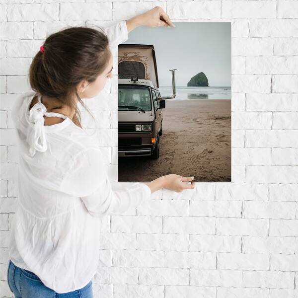 Americanflat - Beach Westy by Torrey Merritt - 16"x20" Poster Art Print ...