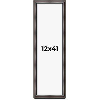 12x41 Shadow Box Frame Brown Cherry | 2.625 Inches Deep Pine Wood - Bed ...