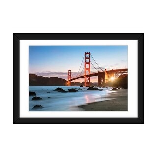 iCanvas "Dawn At The Golden Gate" by Matteo Colombo PFA - Bed Bath ...