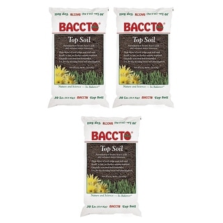 Michigan Peat 1550P Baccto Top Soil with Reed Sedge, & Sand, 50 Pounds ...