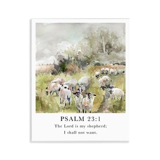Stupell My Shepherd Psalm Wall Plaque Art Design By Carol Robinson ...