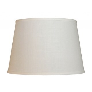HomeRoots White Linen Empire Lamp Shade - 18 - Bed Bath & Beyond - 38266817