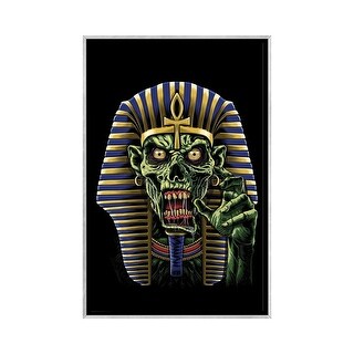 iCanvas "Zombie Egyptian Pharaoh Mummy" by Alberto Perez Framed - Bed ...