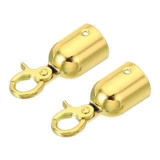 Stanchion Rope End Stopper, 2pcs Cord End Caps Barrier Rope End Cap ...