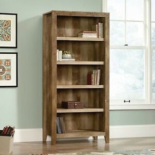 5 Shelf Bookcase Adjustable Shelves Natural - 52 x 63 - Bed Bath ...