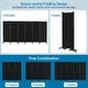 Costway 6-Panel Folding Room Divider 6FT Rolling Privacy Screen with - Bed Bath & Beyond - 37343191