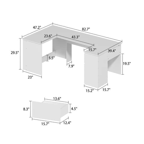 u desk dimensions