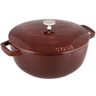 Staub Cast Iron 3.75-qt Essential French Rooster - Visual Imperfections ...