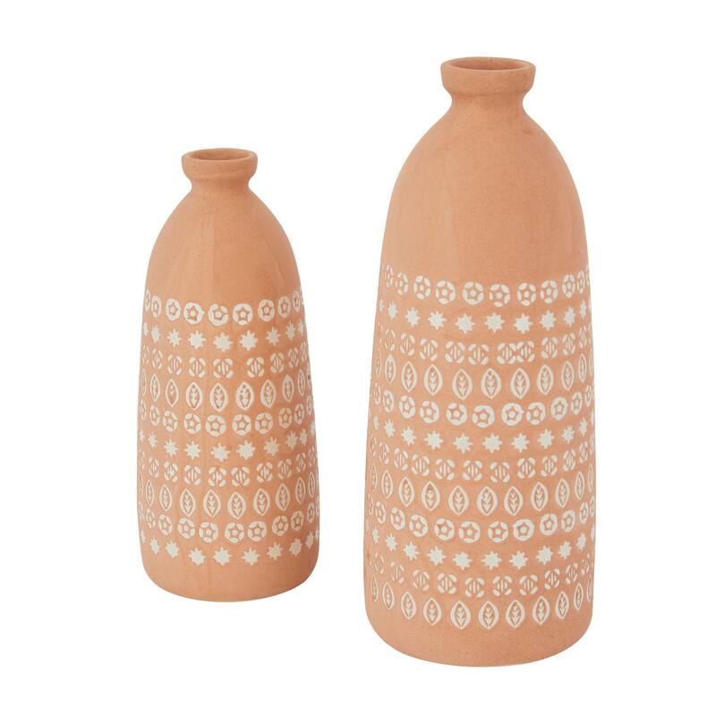 Stoneware Rustic Vases (Set of 2) - Overstock - 34379666