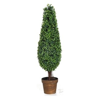 Boxwood Artificial Potted Tree - 3' - Bed Bath & Beyond - 39216977