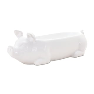 Ceramic Pig Planter 13"L - Bed Bath & Beyond - 38291081