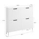 Haotian FSR100-W, 4 Drawers Shoe Cabinet Rack Storage Cupboard Organizer Unit - Bed Bath ...