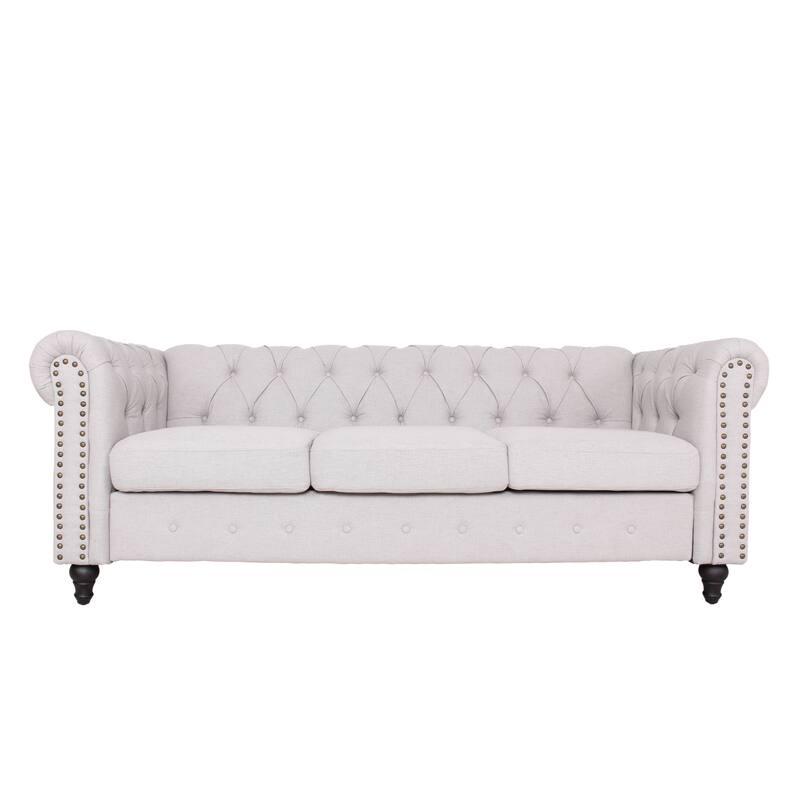 Arain Upholstered Living Room Sofa - Overstock - 34160722