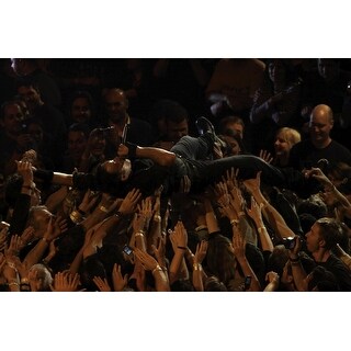 Bruce Springsteen crowd surfing at Madison Square Garden Photo Print ...