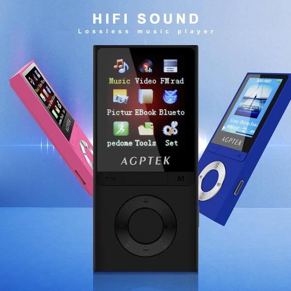 Mp3 Music Player with FM Lossless Sound 64 GB - 7'9" x 10'10" - Bed ...