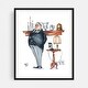 The English Butler Illustrations Humor Whimsical Art Print/Poster - Bed ...