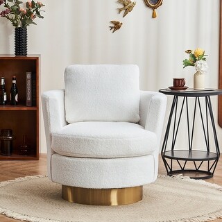 Teddy velvet rotating bucket chair - On Sale - Bed Bath & Beyond - 40399126