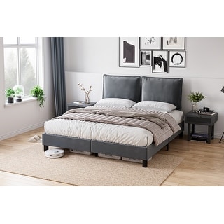 Bed Frame with Removable Pillow Back - Bed Bath & Beyond - 39491213