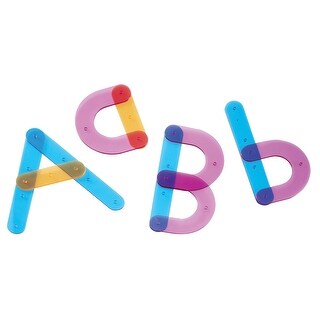 Learning Resources Letter Construction Activity Set, 60 Pieces - Bed ...