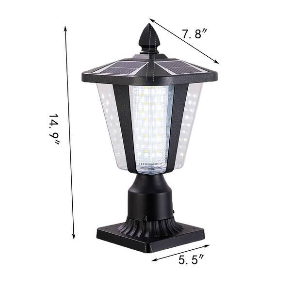 Solar LED Dimmable Column Headlights - Bed Bath & Beyond - 38294379
