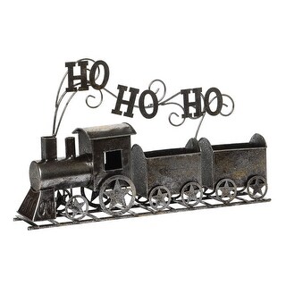 17" Silver Train On Track Christmas Tabletop Decor - Bed Bath & Beyond ...