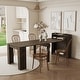Modern Extendable Dining Table with Storage/Kitchen Storage Cabinet ...