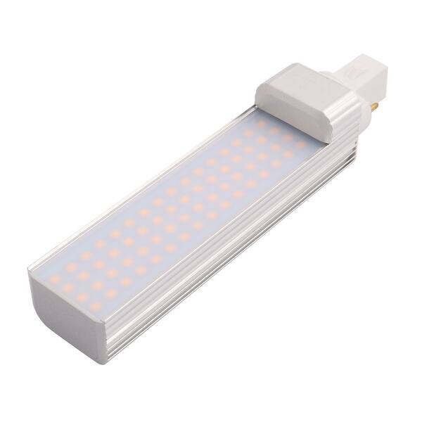 AC/DC 12V 13W 3000K G23 2P Horizontal Recessed LED Light Tube Milky ...