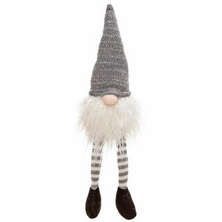 Dangle Leg Grey Hat Santa Gnome - 19.25" high - Bed Bath & Beyond ...