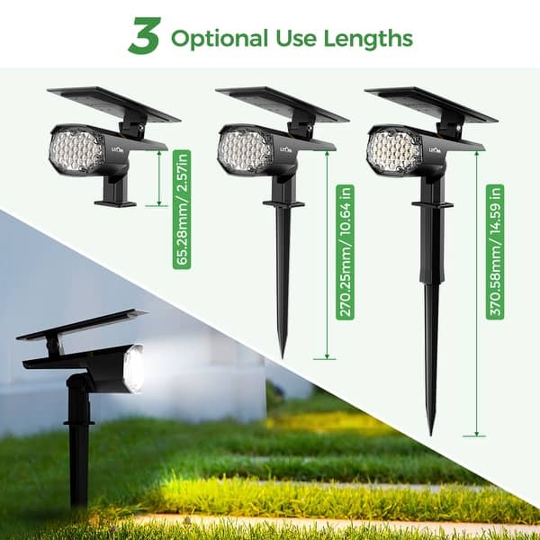 LITOM 30 LEDs Outdoor Solar Landscape Spotlights PRO IP67 Waterproof ... LITOM 30 LEDs Outdoor Solar Landscape Spotlights PRO IP67 Waterproof ...