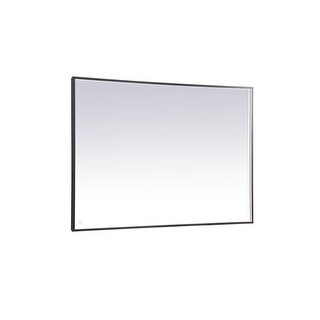 Elegant Lighting MRE64260 Pier 60" W x 42" H Modern Rectangular - Bed ...