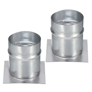 Duct Connector Flange Galvanized Air Ducting Mounting Plate Square to ...
