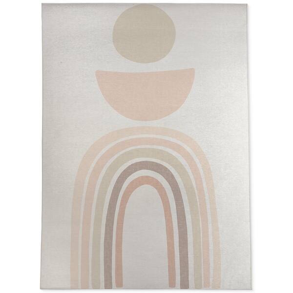 BOHO STACKED RAINBOW IVORY Outdoor Rug by, Kavka Designs - Bed Bath ...