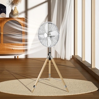 16 " Retro Tripod Fan 3 Speeds Adjustable Height - Bed Bath & Beyond ...