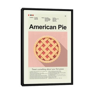 iCanvas "American Pie" by Prints and Giggles by Erin Hagerman Framed ...